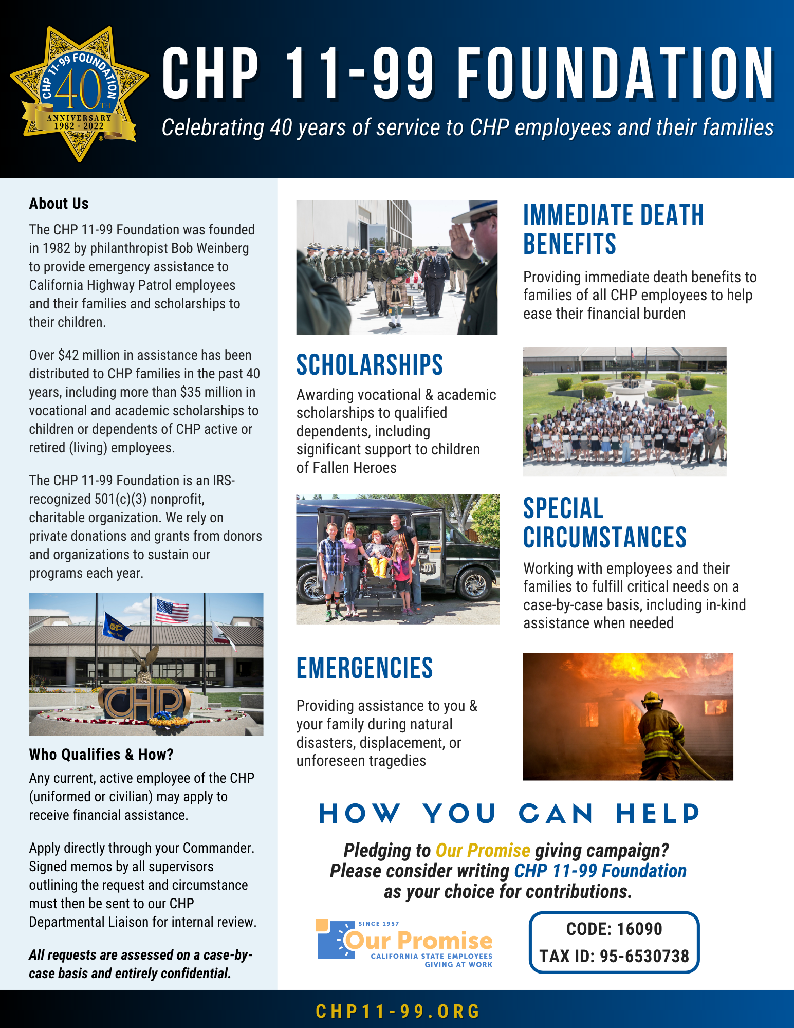 Assistance for CHP Families - CHP 11-99 Foundation